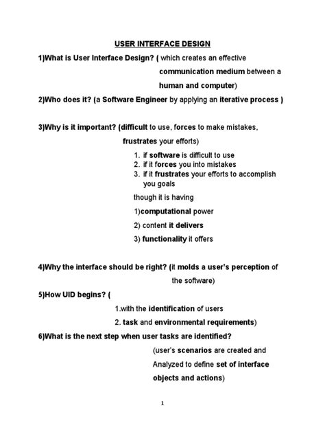 user interface design pdf