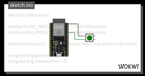 Button Short Press And Long Press With Debouncing After Released