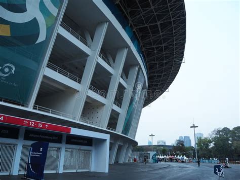 GBK Sports Complex in Senayan. Editorial Stock Photo - Image of facade, stadium: 124653888