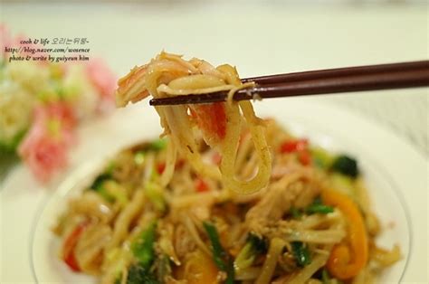 닭가슴살 우동볶음 만들기~