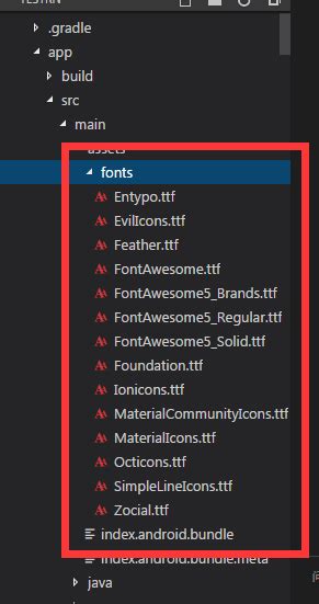 React Native 中使用react Native Vector Icons 火星黑洞 博客园