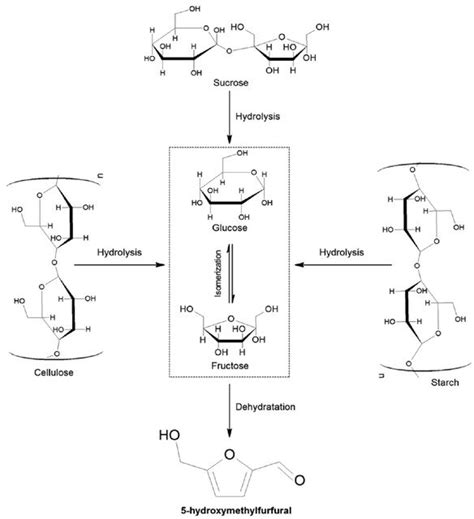 Synthesis Of Hmf From Biomass Download Scientific Diagram