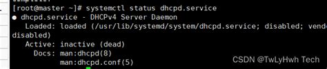 centos 配置dhcp服务器 centos dhcp csdn博客
