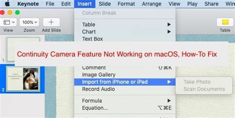 Continuity Camera Feature Not Working On MacBook How To Fix AppleToolBox