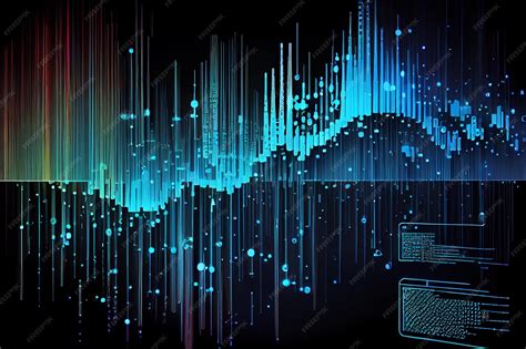 Premium Photo Abstract Big Data Flow Background