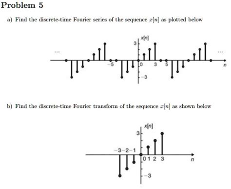 solved problem 5 a find the discrete time fourier series of the