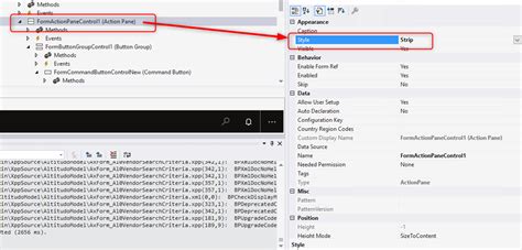 ax d365fo make buttons visible in a form actionpane ax dynamics 365 for finance and