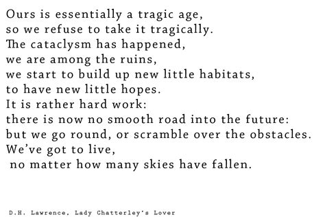 Lady Chatterleys Lover Quotes Quotesgram