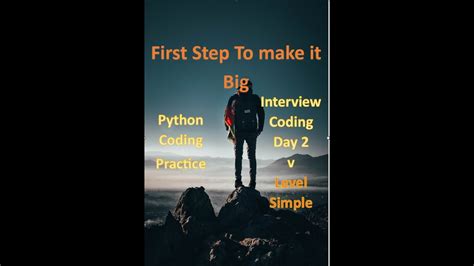 Interview Prep Python Level Simple YouTube
