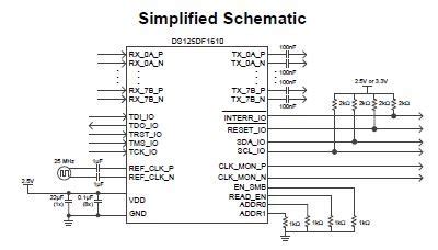 DS125DF1610 What Is Recommended Operation Voltage Of RESET IO Interface Forum Interface