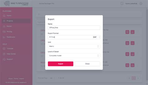 How To Export 3d Room Model For Pytha 3d Cad Software Help Center