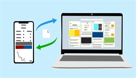premium vector transfer file device