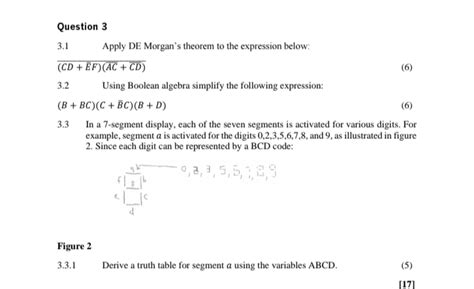 Solved Cd Ef Ac Cd 3 2 Using Boolean Algebra Simplify The