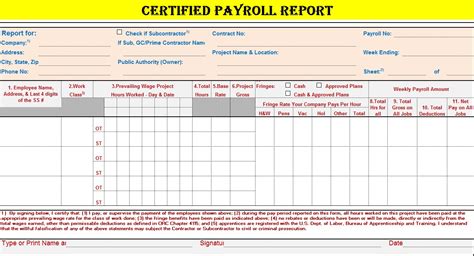 Free Excel And Word Payroll Report Templates Excel Word Template