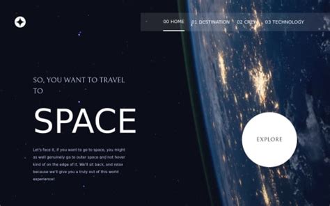Frontend Mentor Space Tourism Site Solution With React Coding