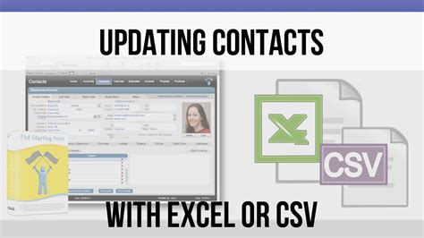 Filemaker Video Training Updating Contacts With Excel Or Csv Or Tab