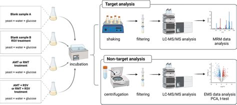Schematic Of Sample Preparations For Target And Non Target Analysis