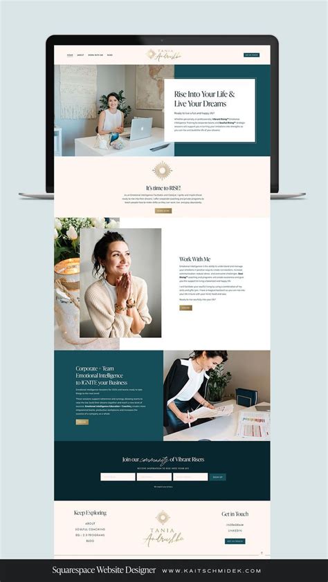 Soulful Elegant And Sophisticated Squarespace Website Design For