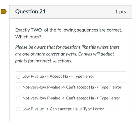 solved question 21 1 pts exactly two of the following