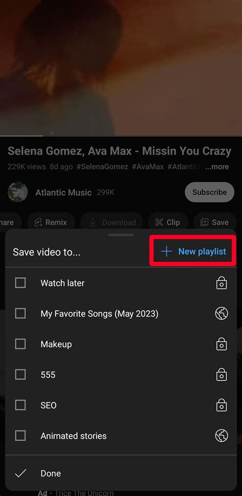 Youtube How To Create A Playlist On Your Browser Or In The App