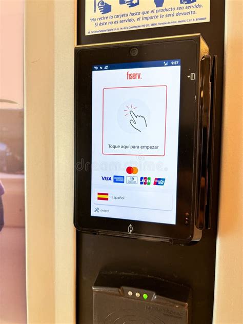 Payment Terminal With Touch Screen Interface For Transactions And Card Payments In Modern Retail