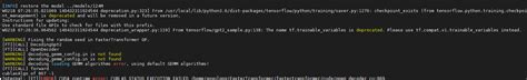 FastTransformer V TensorFlow Get CUBLAS STATUS INTERNAL ERROR When Run Tensorflow Gpt