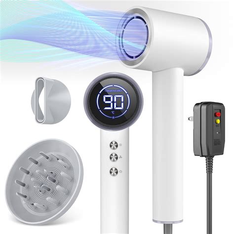 Hair Dryer Blow Dryer With Diffuser 110000rpm High Speed Professional Blow Dryer For Fast Dry