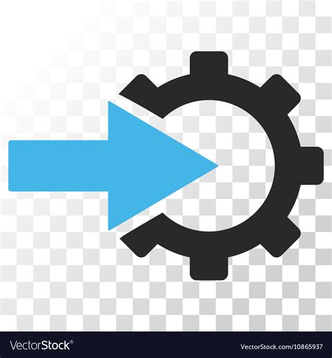 cog integration icon royalty free vector image