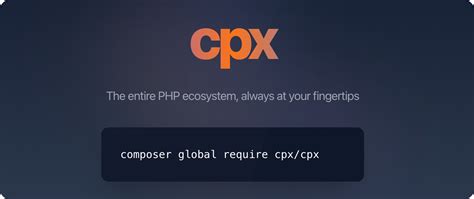 Cpx Run Composer Packages Effortlessly