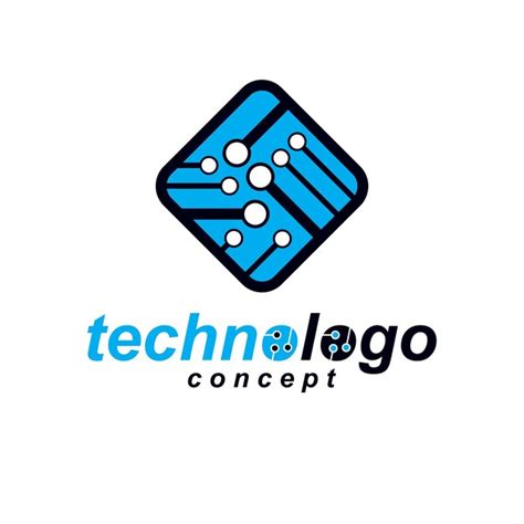 Premium Vector Vector Technology Cpu Design With Square