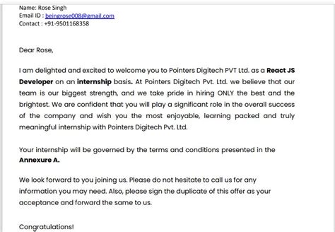 Rose Singh On Linkedin Reactjs Frontend Internship Developer