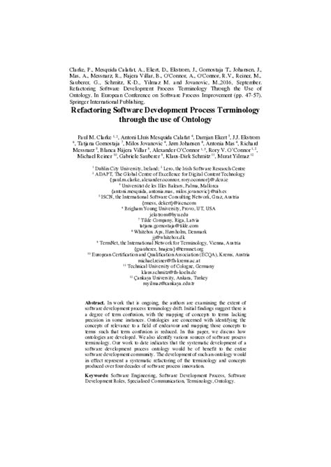 pdf refactoring software development terminology