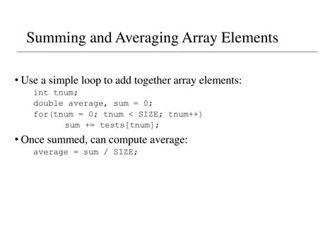 Lecture 6 Arrays And Vectors Ppt Download
