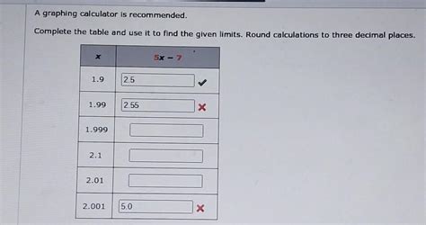 solved a graphing calculator is recommended complete the