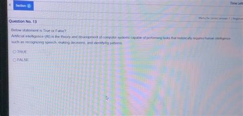 Section Time Left Question No Marks For StudyX