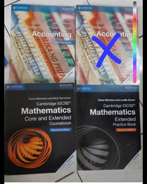 Igcse Mathematics Course Book And Accounting Workbook Hobbies And Toys