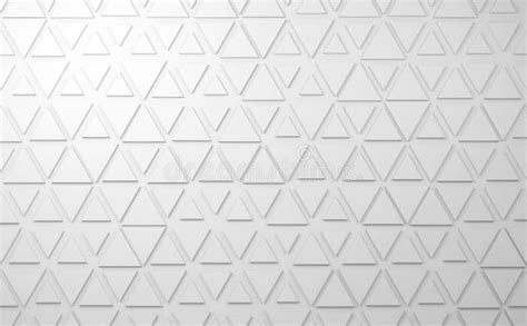 Abstract White Digital Background With Triangles Relief 3d Stock Illustration Illustration Of