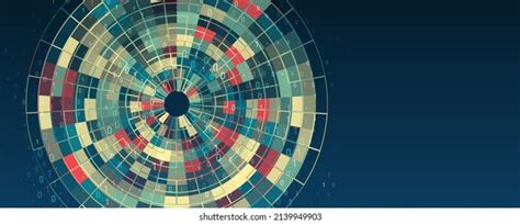 Big Data Visualization Analysis Process Sorting Machine Binary Code