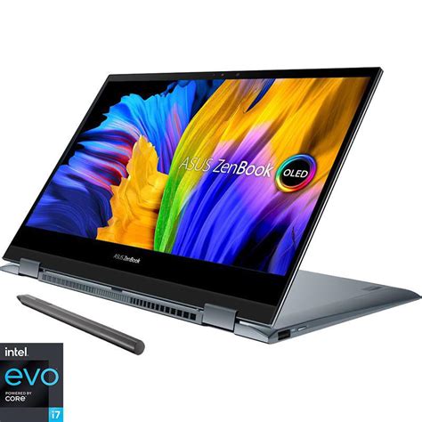 Asus ZenBook Flip UX EA OLED In Laptop Convertible Folder Intel Core I G Evo