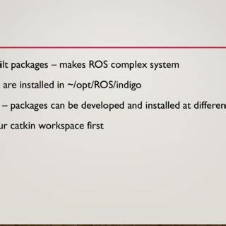 Tutorial De ROS Catkin Work Space Download Scientific Diagram