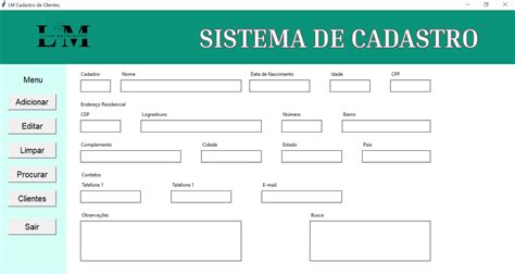 Github Liliansom Cadastroclientes Crud Sistema De Cadastro De Clientes Em Python Poo E Bd