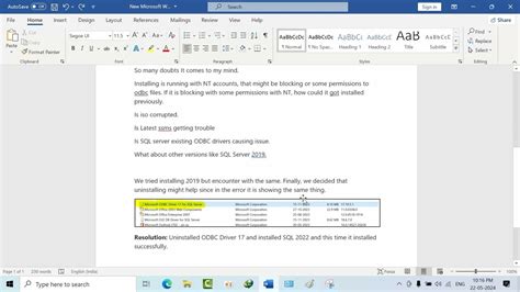 An Installation Package For The Product Microsoft Odbc Driver 17 For