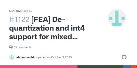 [fea] de quantization and int4 support for mixed dtypes gemm · issue
