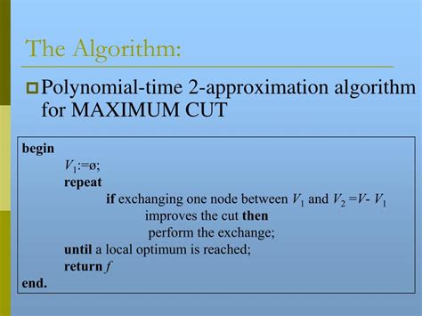 Ppt Approximation Algorithms Powerpoint Presentation Free Download Id5558203