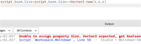 size script error r robloxdevelopers