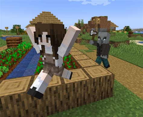 Minecraft Villager Girl