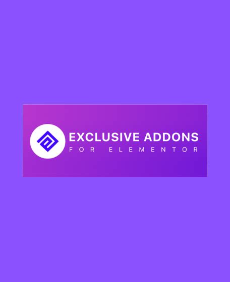 Exclusive Addons Only Wp