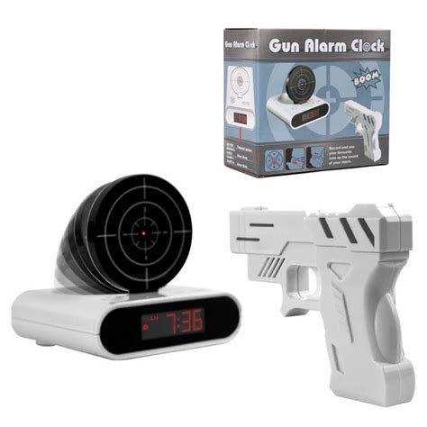 Будильник пистолет с мишенью Gun Alarm Clock оптом от 800 руб. в Москве ...