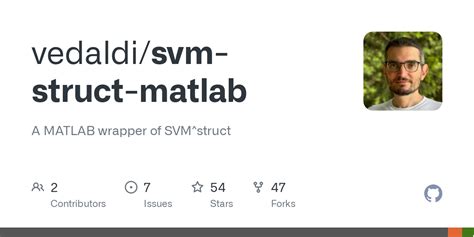 Github Vedaldisvm Struct Matlab A Matlab Wrapper Of Svmstruct