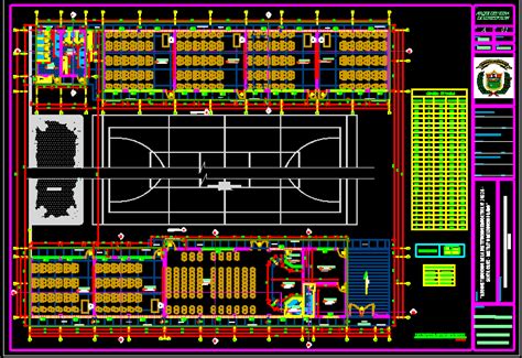 15 School Plan Autocad Drawings